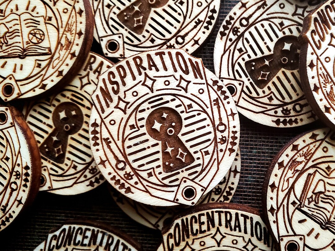 Inspiration Token | Inventory Tracker for TTRPG, DND, D&D, Rpg | Nerdy ...