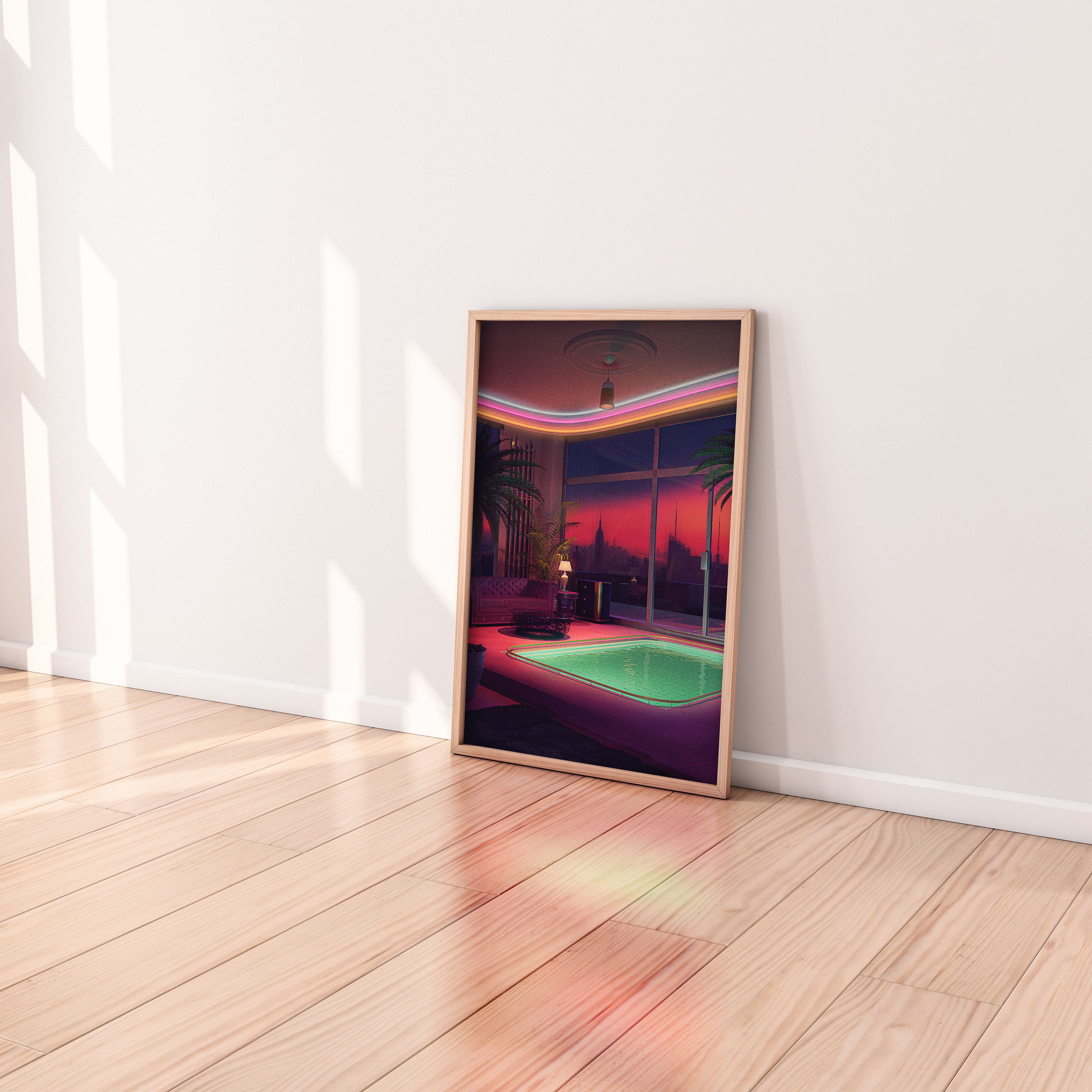 1990s // Pool Pop // Pop Art, Vaporwave, Synthwave, Retrowave, Liminal ...