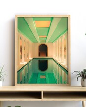 Retro Liminal Backroom Vintage Scifi Style Print 12 by 18 You Are Here ...