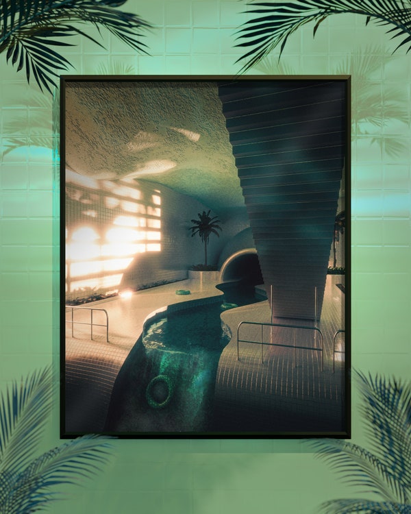 Getting Dark Retro Scifi Liminal Space Poster - Etsy Canada