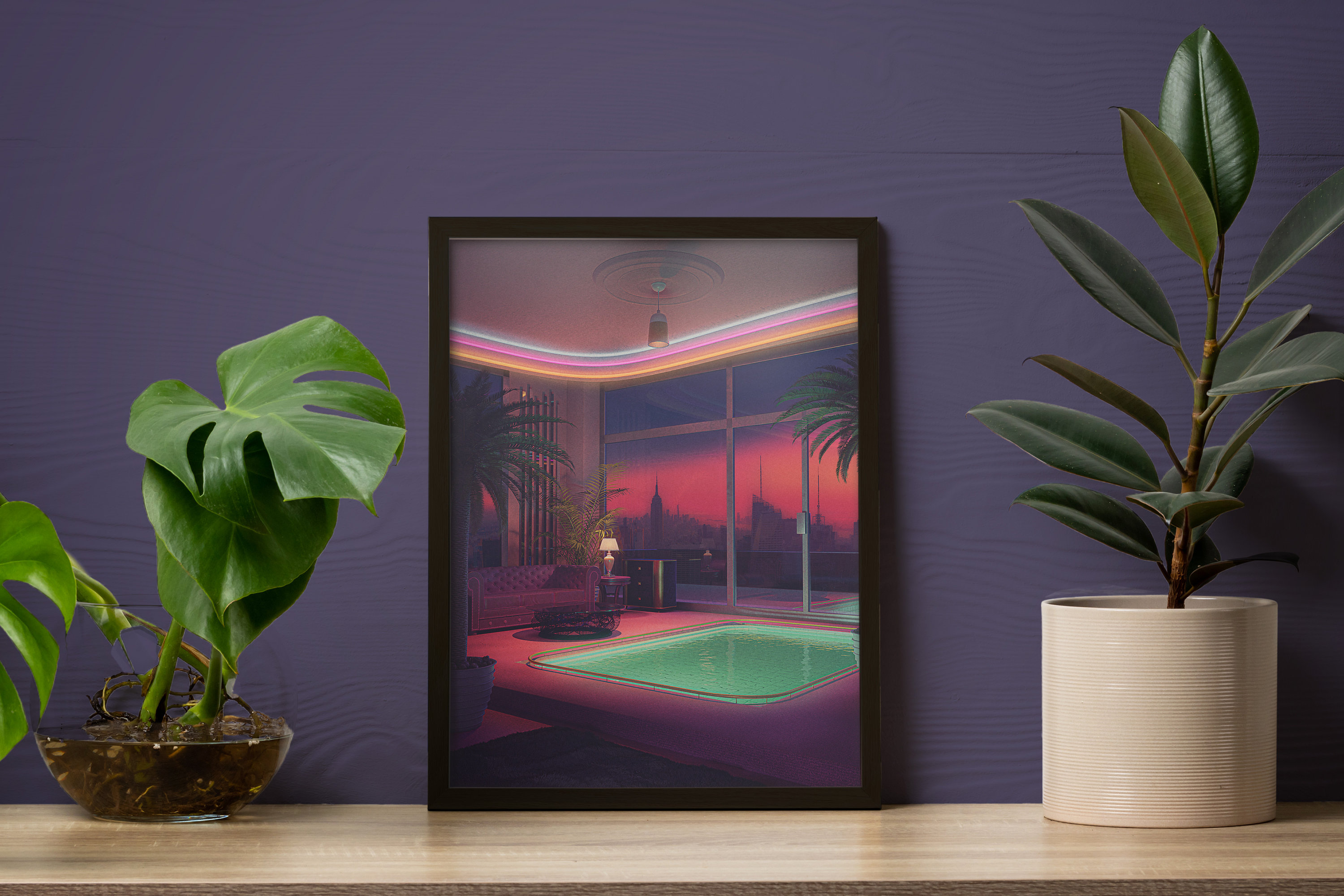 1990s // Pool Pop // Pop Art, Vaporwave, Synthwave, Retrowave, Liminal ...