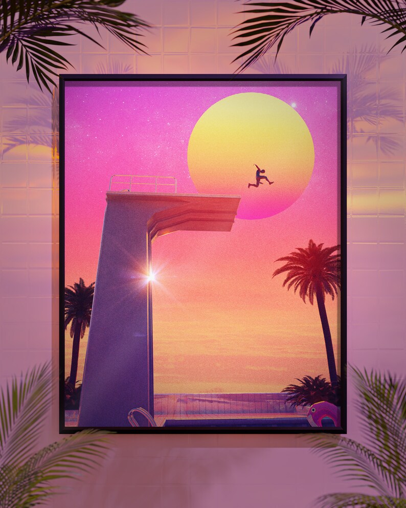 Confidence 241 // Vaporwave Synthwave Retrowave Liminal - Etsy