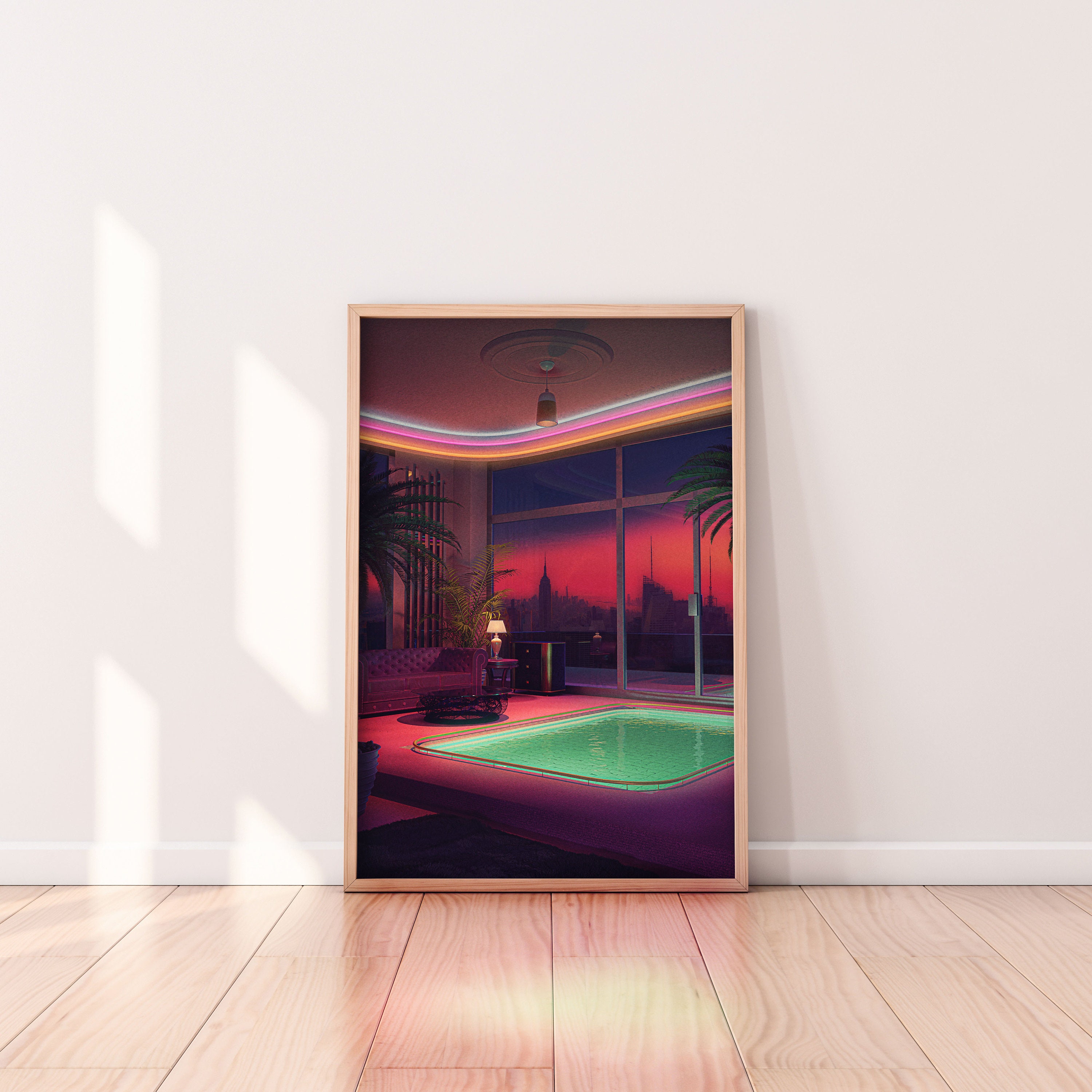 1990s // Pool Pop // Pop Art, Vaporwave, Synthwave, Retrowave, Liminal ...