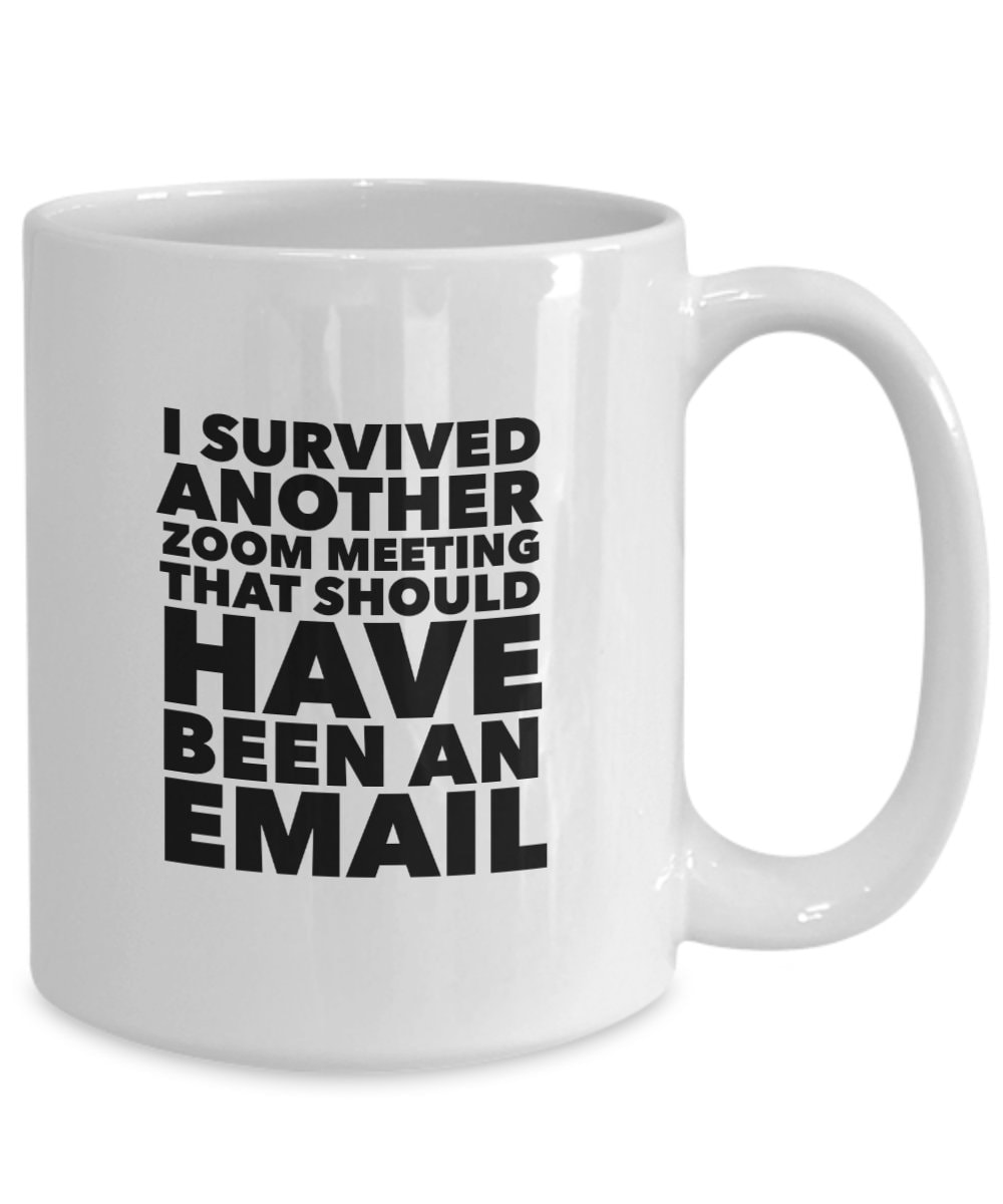 Funny Zoom Meeting Mug - Boss Humor - Gift for Coworkers - Humorous ...