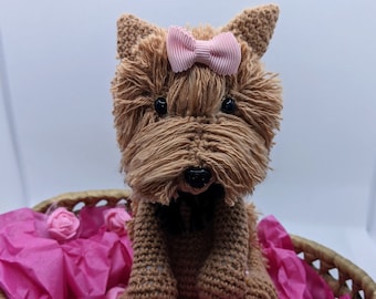 Pattern Crochet Dog Yorkshire Terrier Amigurumi PDF Yorkie - Etsy