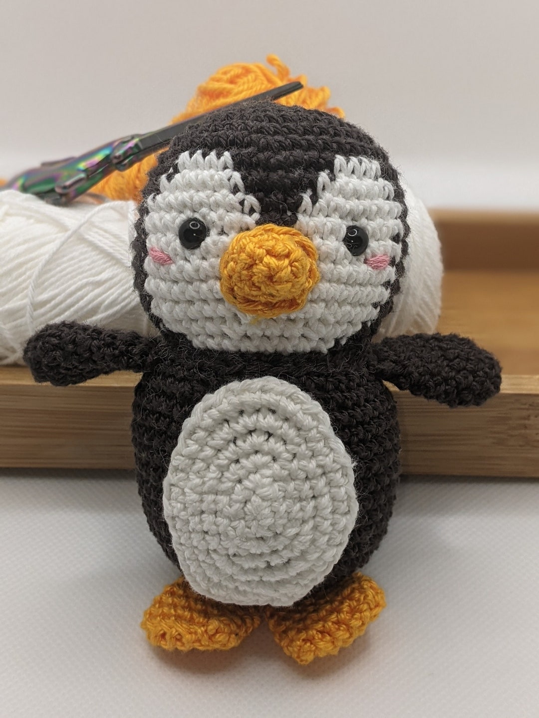 Crocheted Penguin Amigurumi - Etsy