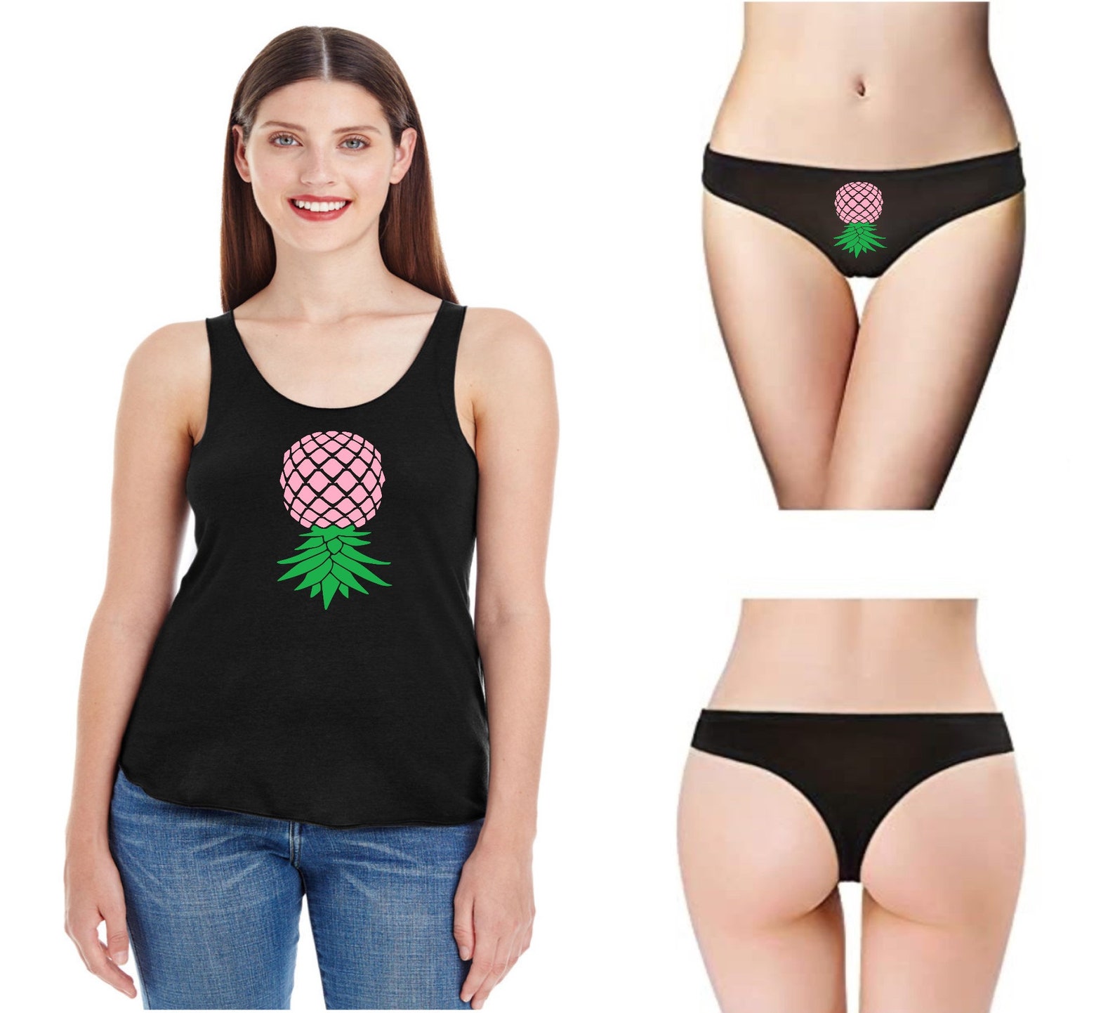 New Sealed Womens Upside Down Pineapple Swinger Naughty Etsy