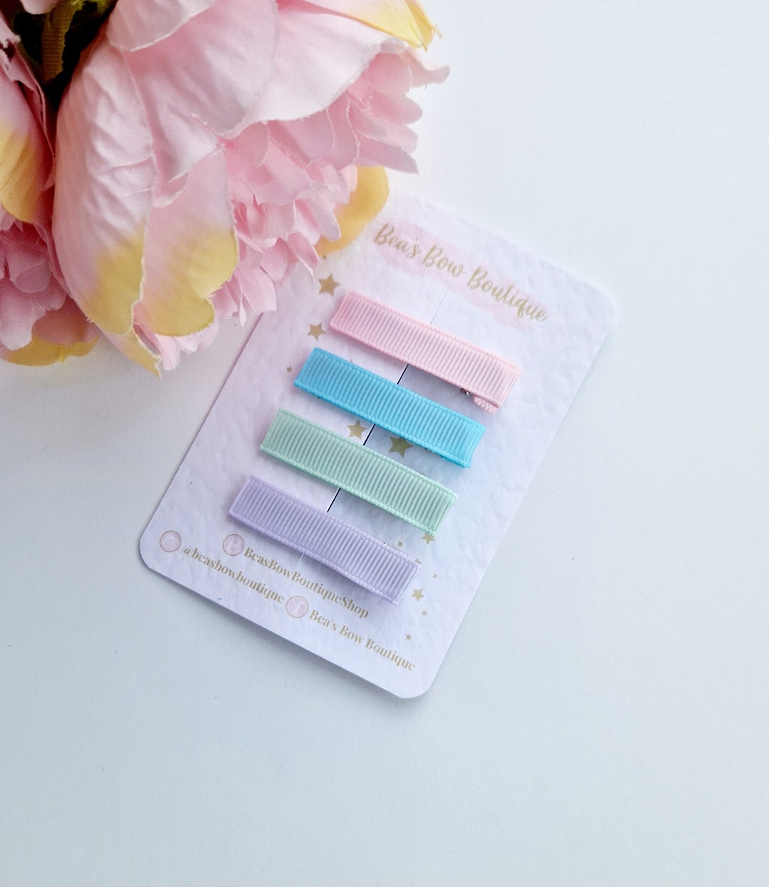 Pastel Fringe Clips, Baby Clips, Toddler Clips, Pastel Hair Clips ...