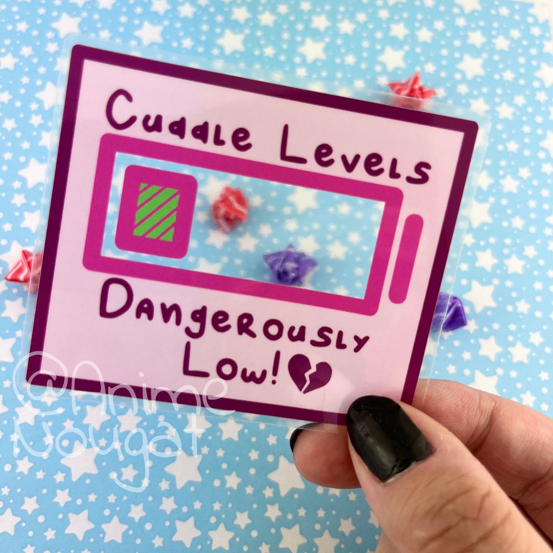 Low Cuddle Level Clear Sticker - Etsy