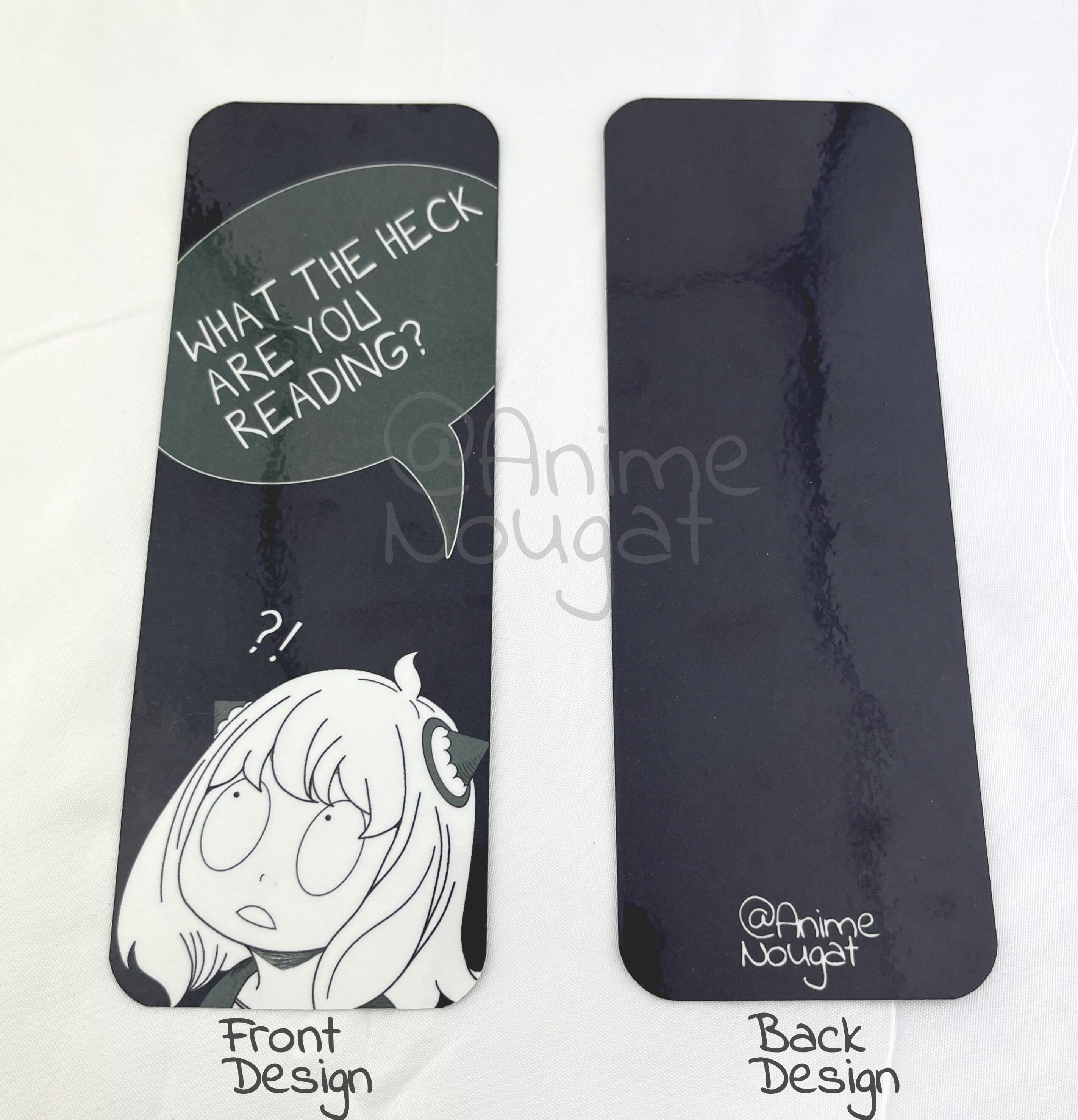 What the Heck Are You Reading Anya Bookmark - Etsy