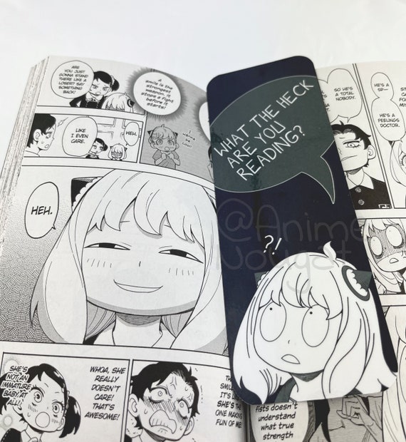 What the Heck Are You Reading Anya Bookmark - Etsy