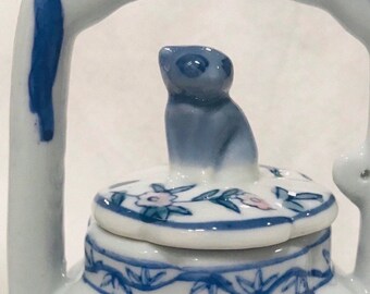 Blue Cat Teapot | Etsy