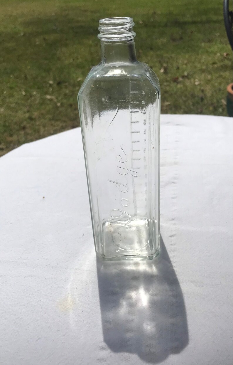 1940s Dodge Embalming Fluid Clear Bottle | Etsy