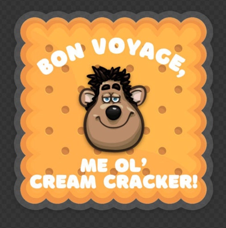 Aardman Dreamworks Flushed Away Sid Cream Cracker 3x3 Premium ...