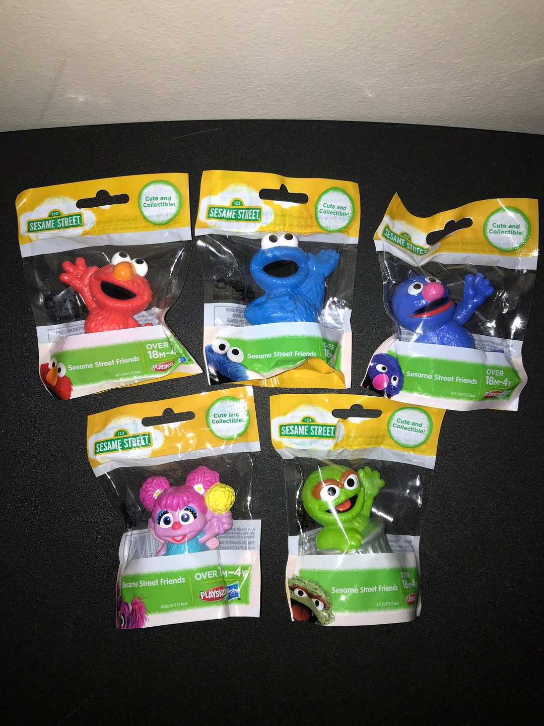 Hasbro Playskool PBS Kids Sesame Street Friends Figures Set of 5 New ...