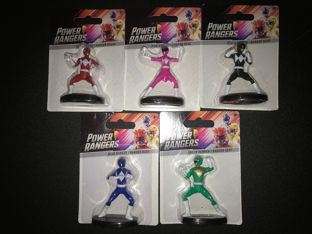 Hasbro Power Rangers Miniature Figure Toys Set of 5 NIP Party Favors - Etsy