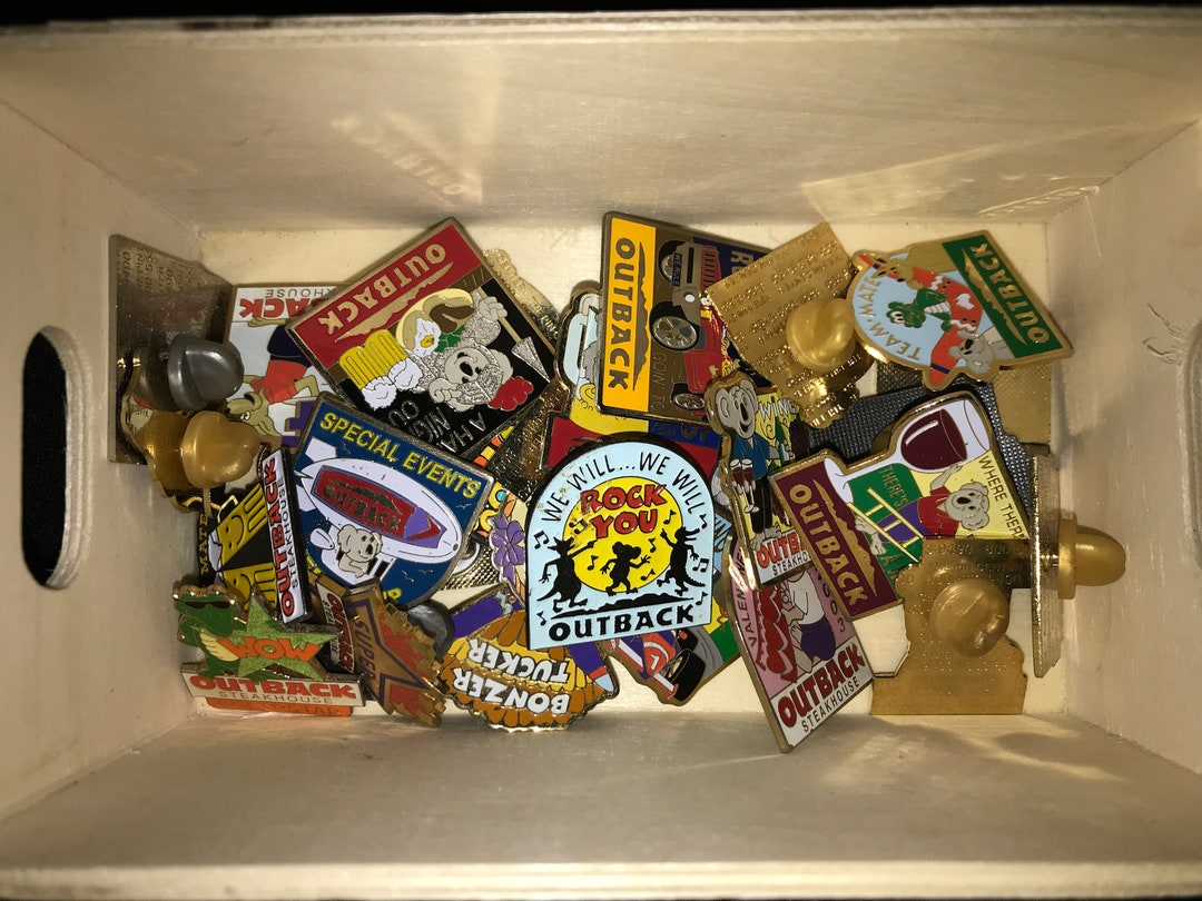 Vintage 90s 2000s Assorted Outback Steakhouse Lapel Pins *YOU CHOOSE ...