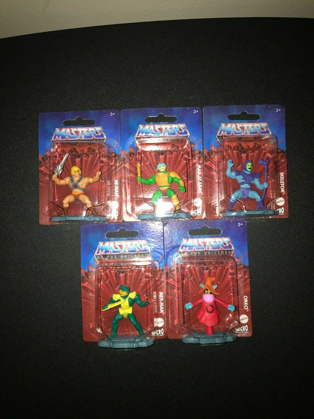 Mattel Micro Collection He-man Masters of the Universe Figures Complete ...