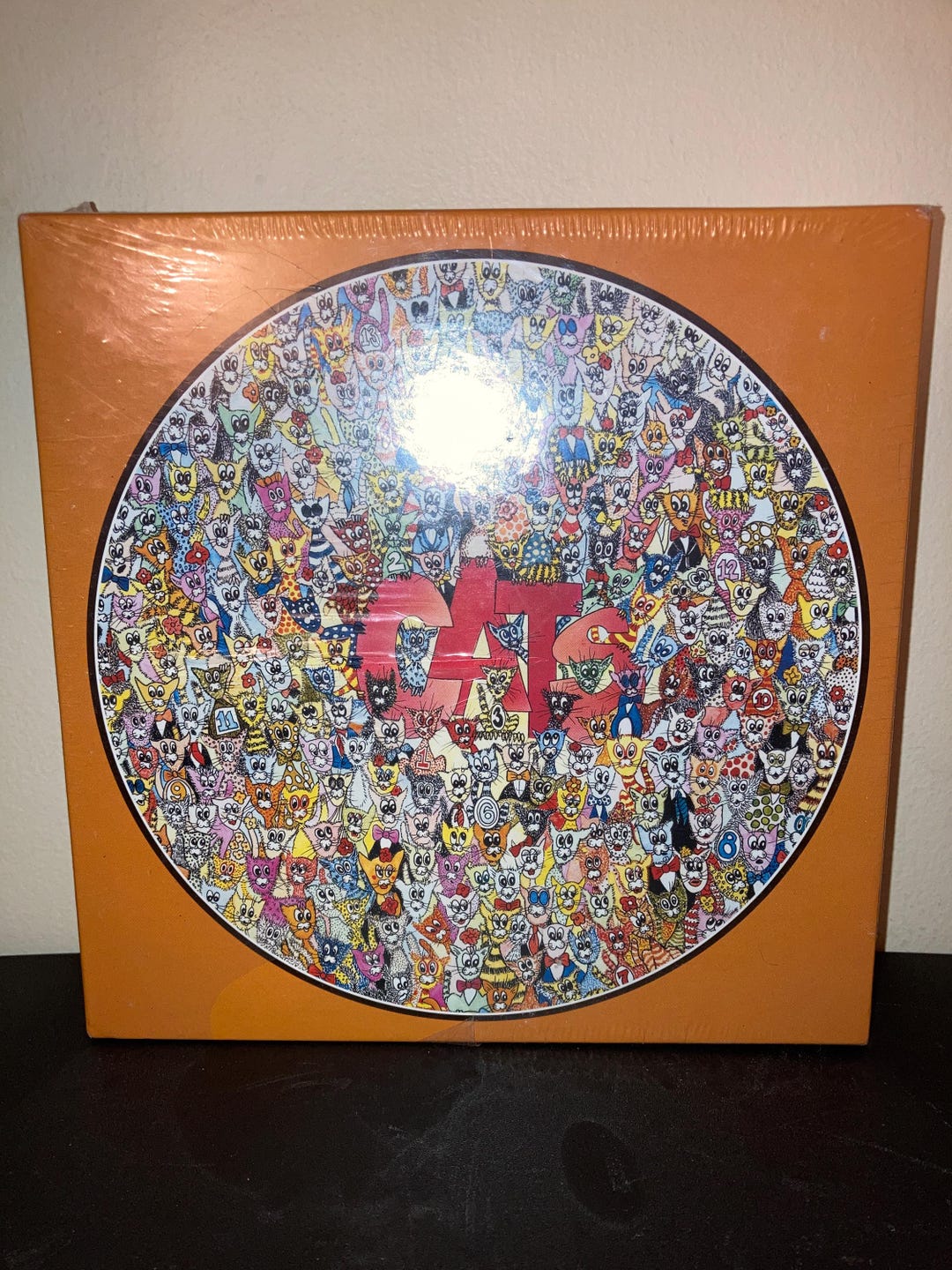 Vintage 2002 Bits and Pieces "cat Crazy" Circular 500-piece Jigsaw ...