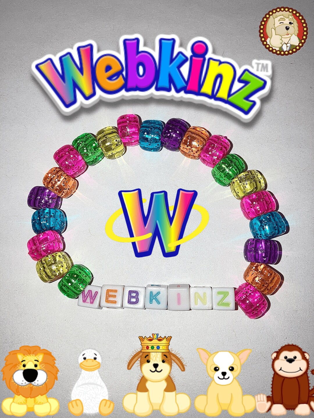 Handmade GANZ Webkinz Inspired Pony Bead Bracelets Kandi Kandicore ...