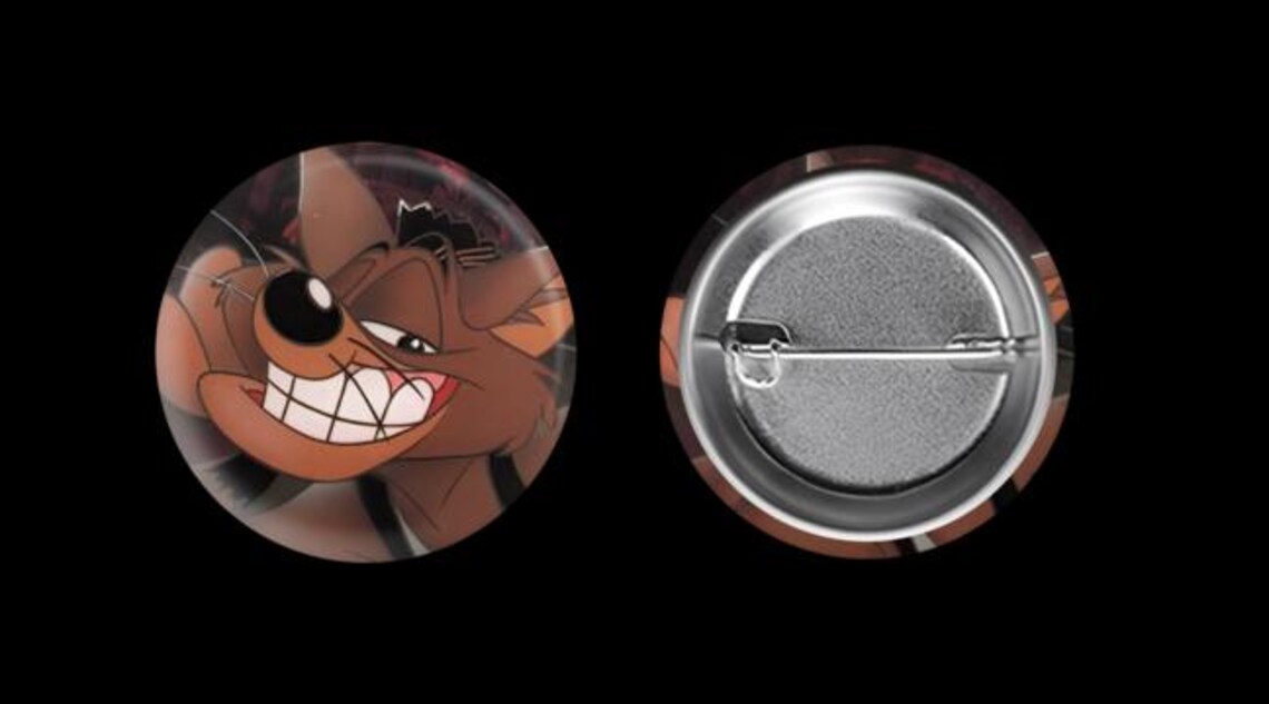 Handmade MC Skat Kat and the Stray Mob 1.5" Pinback Button 80s 90s ...