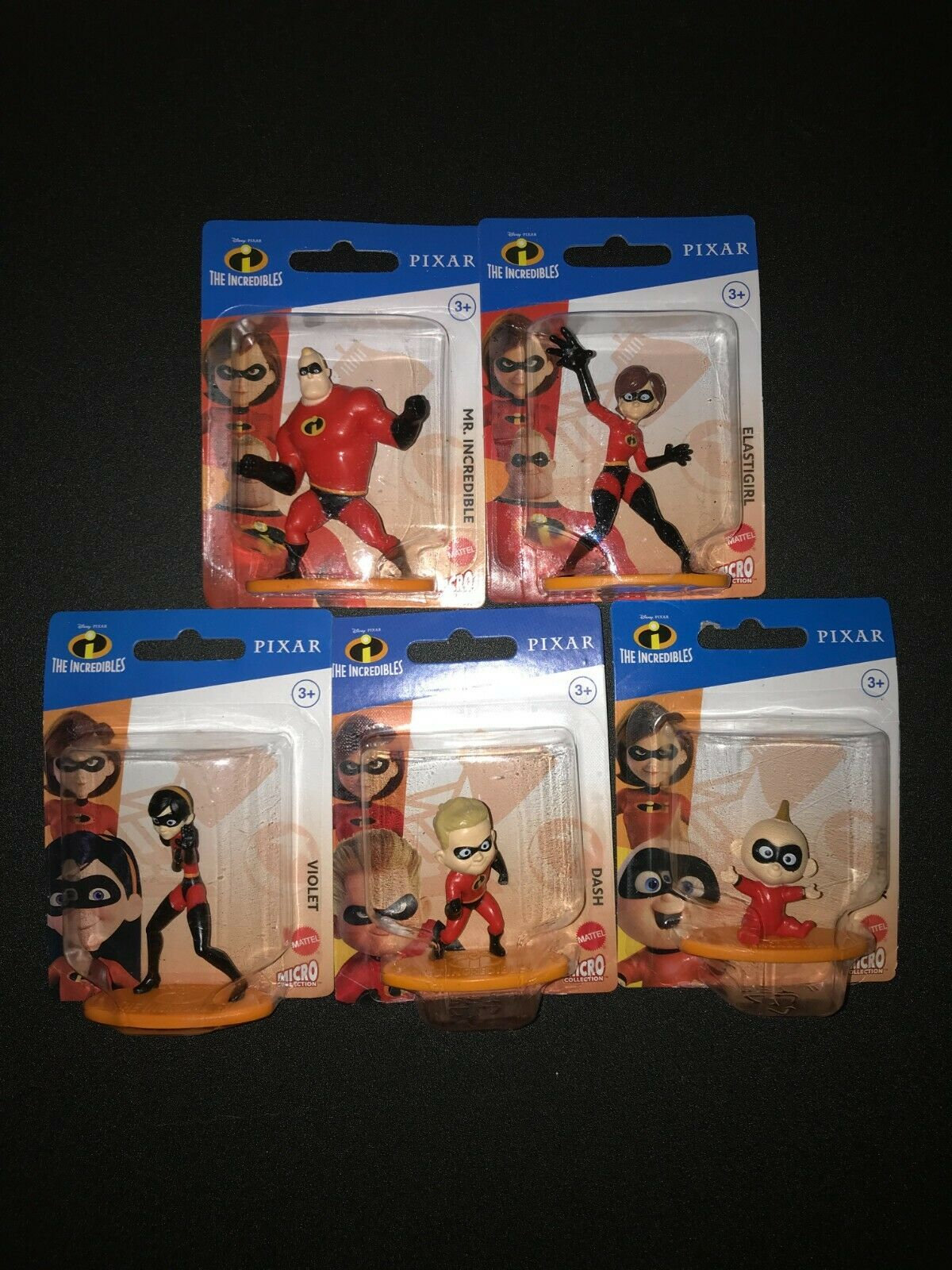 Mattel Micro Collection Disney Pixar the Incredibles Complete - Etsy