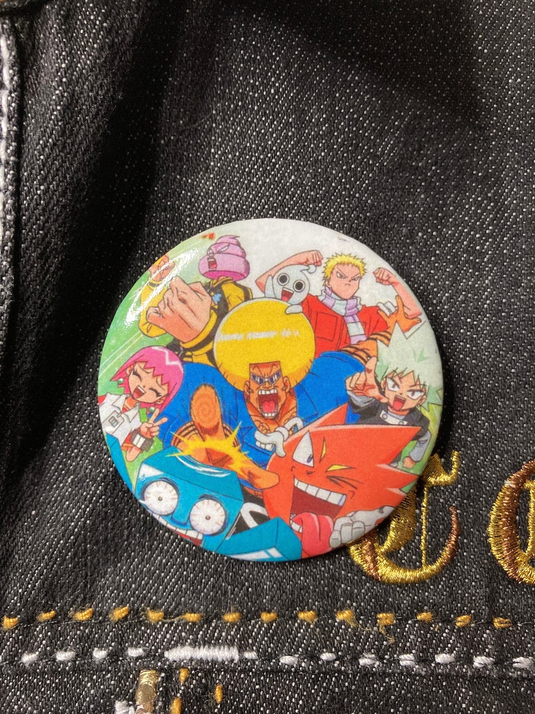 Handmade Shonen Jump Bobobo-bo Bo-bobo 2.25" Pinback Button 2000s ...