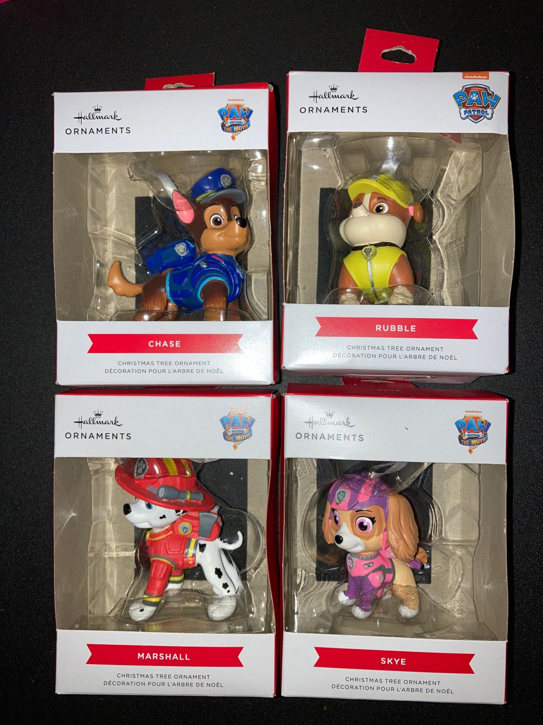 2022 Hallmark Ornaments Nickelodeon Nick Jr. PAW Patrol Christmas Tree ...