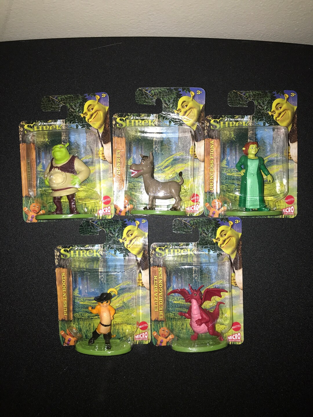 Dreamworks Animation Shrek Mattel Micro Collection Figures Complete Set ...
