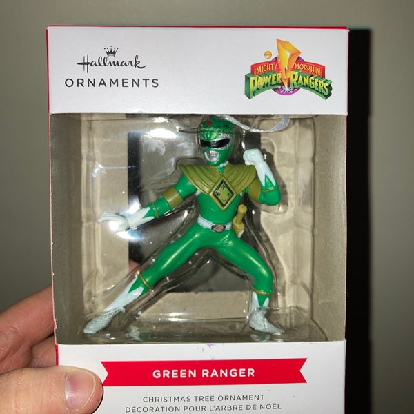 Green Power Ranger Christmas Ornament - Etsy
