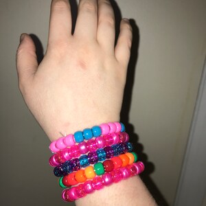 Doja Cat Inspired Pony Bead Bracelets Rapper Hip Hop Musician Kandi ...