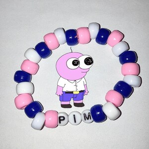Handmade Adult Swim Smiling Friends Inspired Pony Bead Bracelets Kandi ...