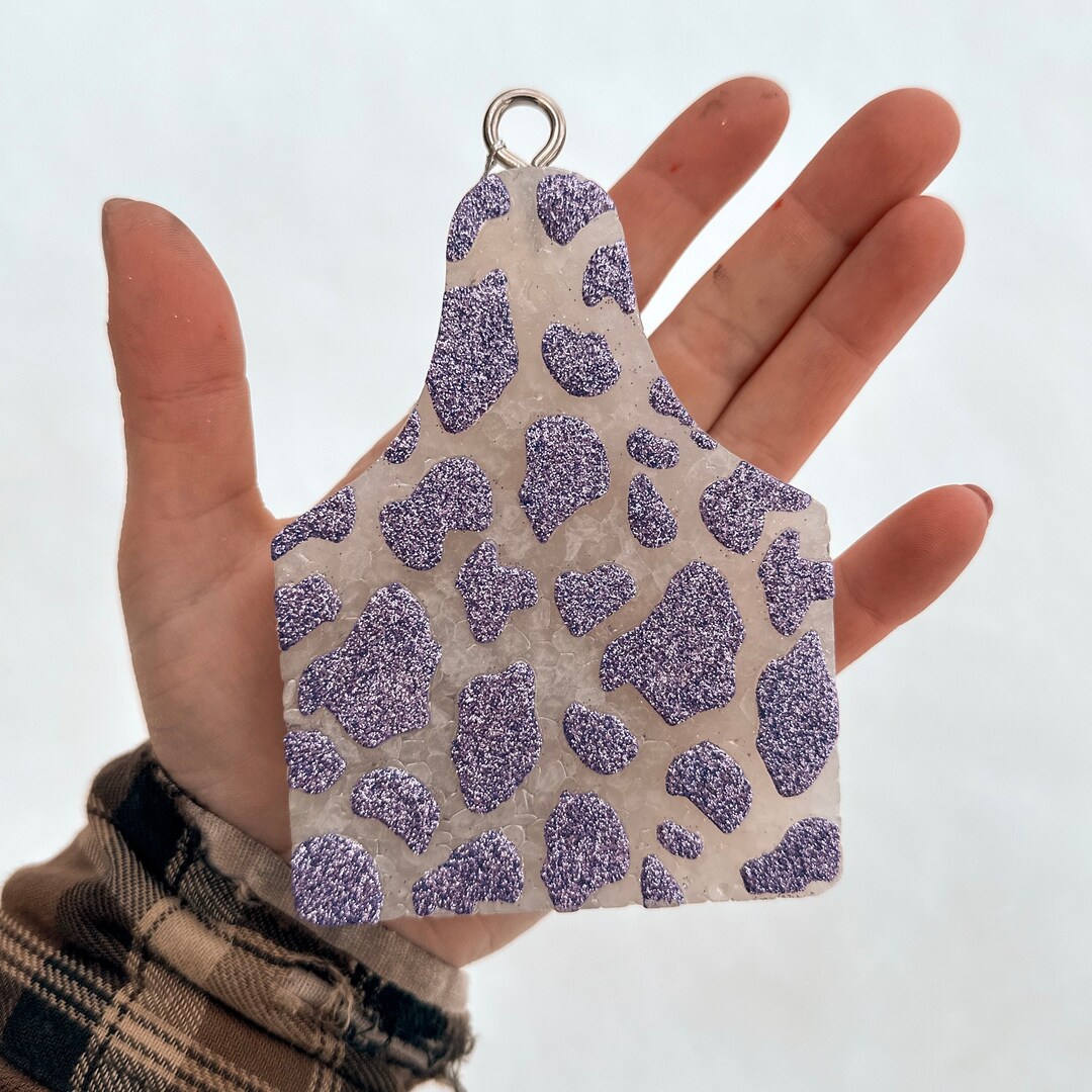 Cow Print Cow Tag Freshie Winter Storm Car Freshy Air Freshener Car ...