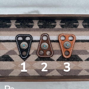 Tooled Wild Rag Slides | Wild Rag Slider | Scarf Slide | Leather Scarf ...