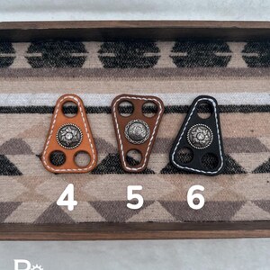 Tooled Wild Rag Slides | Wild Rag Slider | Scarf Slide | Leather Scarf ...