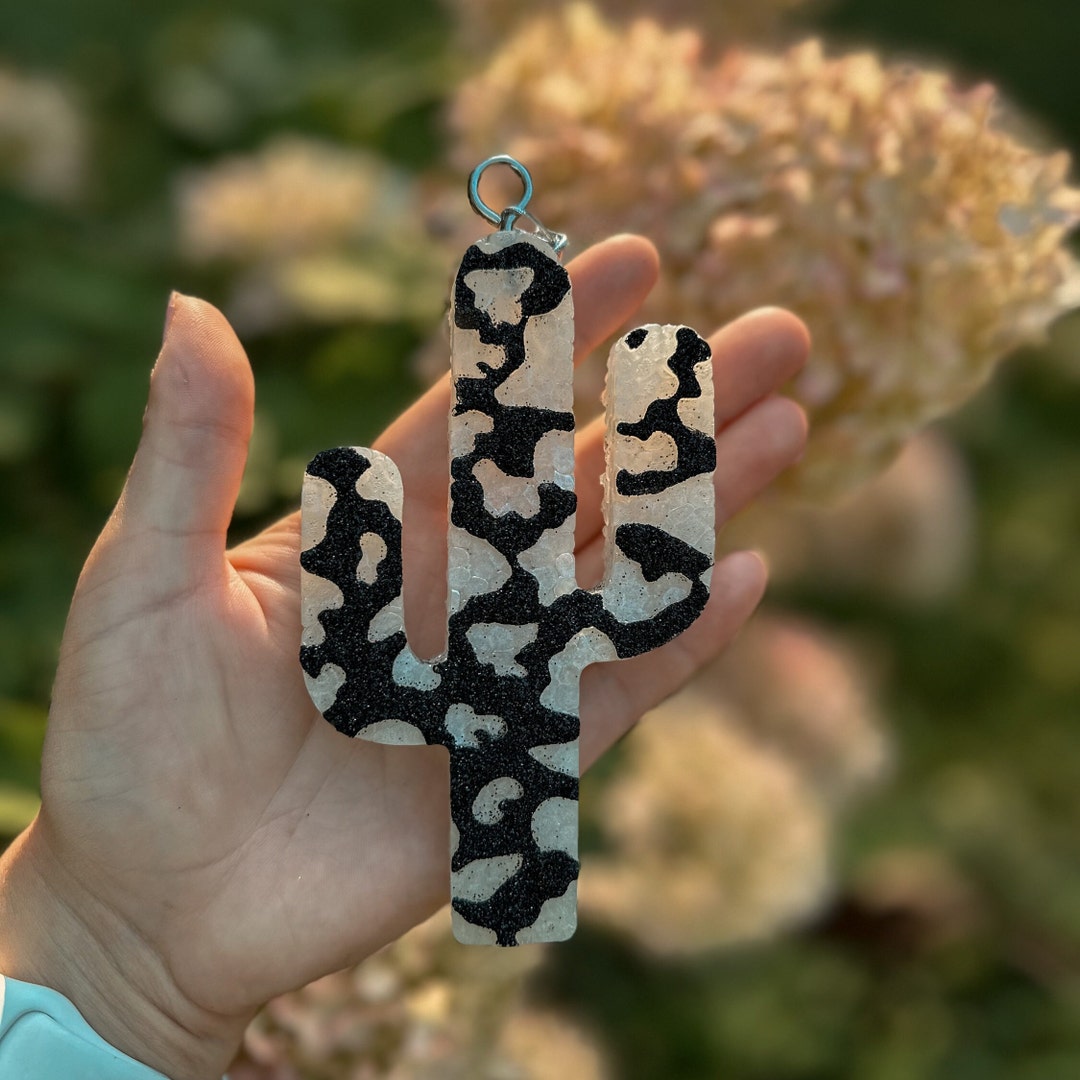 Cow Print Cactus Custom Freshies Cow Print Freshie Freshie Car Freshy ...