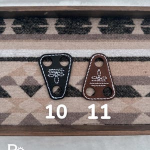 Tooled Wild Rag Slides | Wild Rag Slider | Scarf Slide | Leather Scarf ...