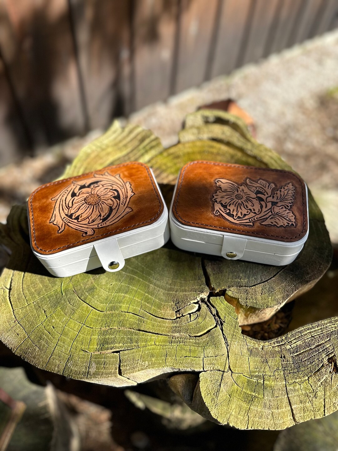 Large Tooled Jewelry Boxes Jewelry Travel Case Western Jewelry Box ...