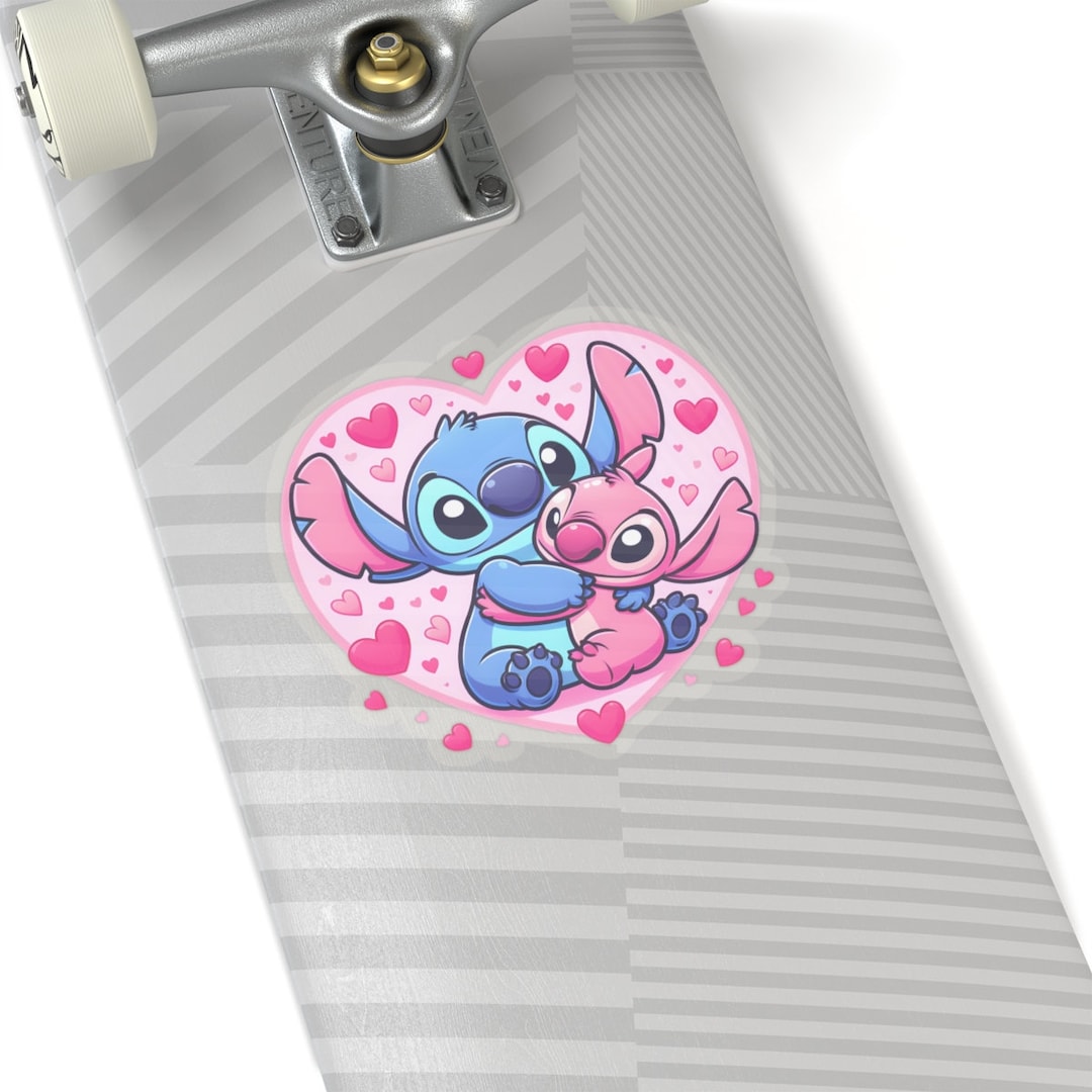 Stitch and Angel Kiss-cut Stickerz - Etsy