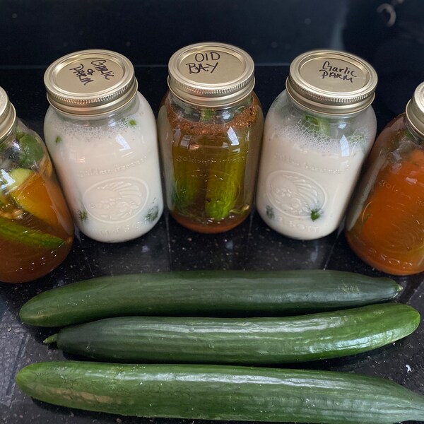 Flavored Pickles - Etsy