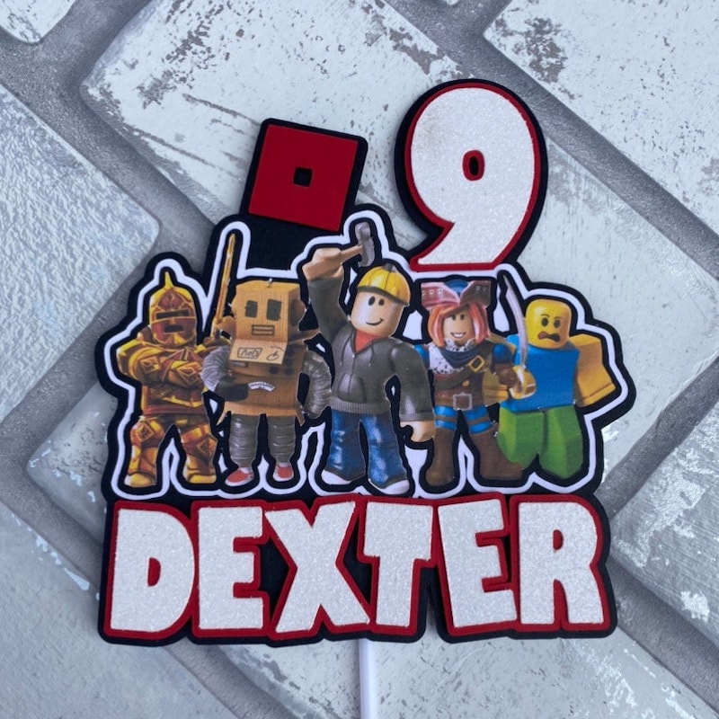 Roblox Cake Topper - Etsy UK