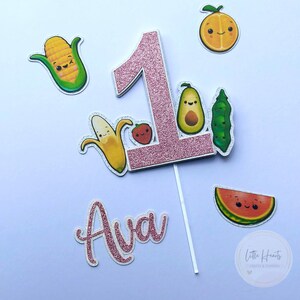 Hey Bear Sensory dancing Fruit & Veg Cake Topper/charm Bundle ...