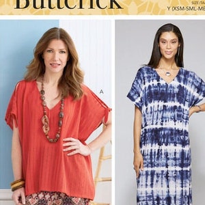 Butterick 6853 UNCUT Pattern for Misses Top and Dress Sizes - Etsy