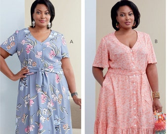 Misses and Womens Dress Sewing Pattern Simplicity S9325 - Etsy