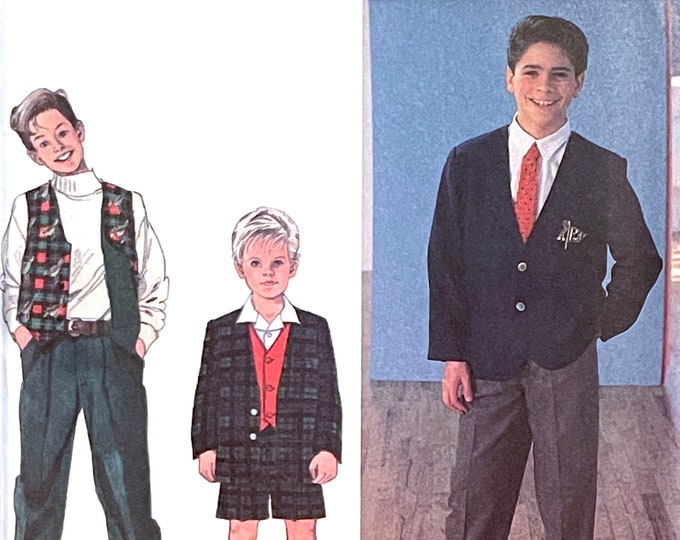 Simplicity 8635 UNCUT Pattern for Boys' Suits Pants, Jacket, and Lined ...