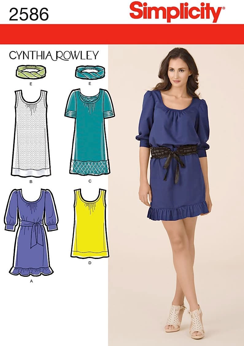 Simplicity 2586 UNCUT Pattern for Misses Dresses Sizes 6-14 or - Etsy