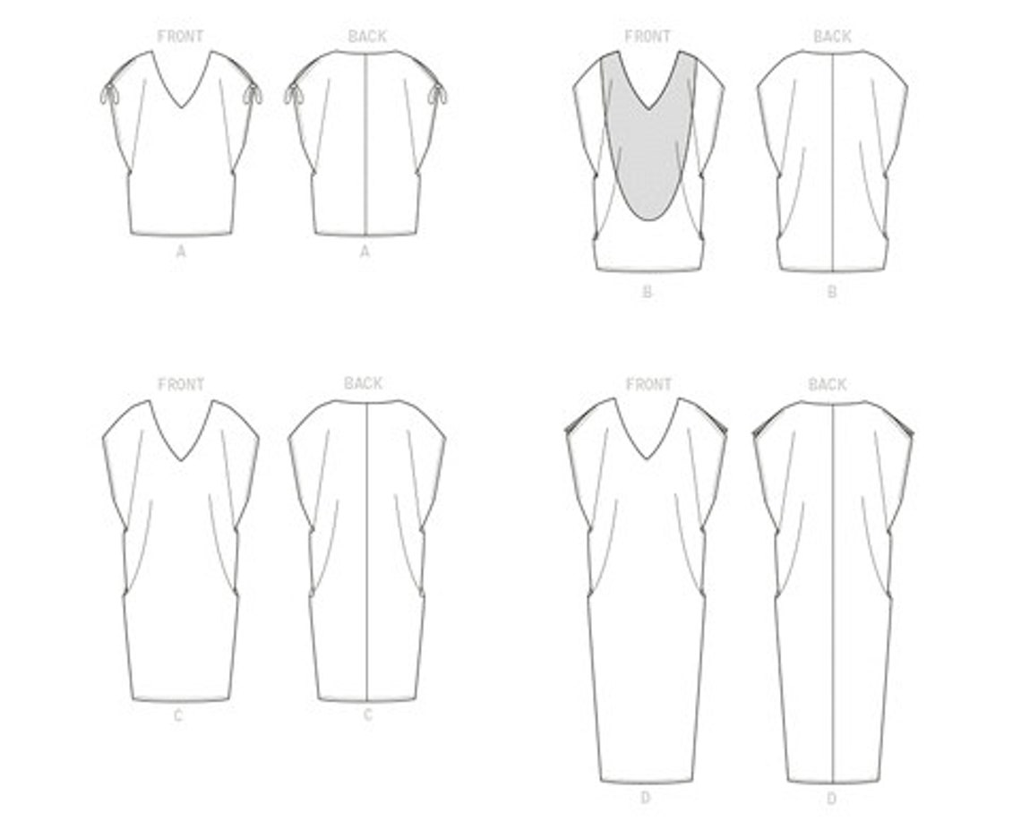 Butterick 6853 UNCUT Pattern for Misses Top and Dress Sizes | Etsy