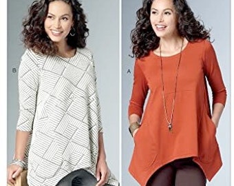 Butterick UNCUT Pattern 6486 Misses Tops Sizes XS-M or L-XXL | Etsy