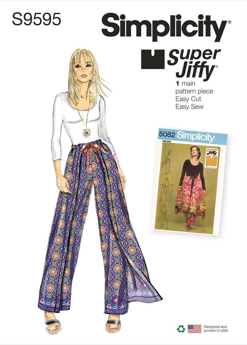 Wrap Around Palazzo Pants Pattern - Etsy