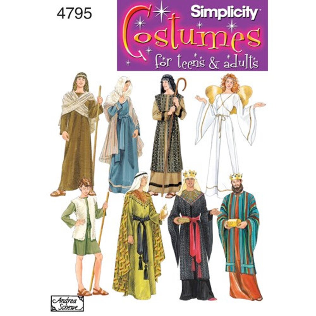 Simplicity 4795 UNCUT Pattern for Adults and Teens Nativity - Etsy ...